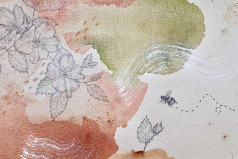 “Prairie Rose, Symbol of Vitality” - Alicia Hauff Studio